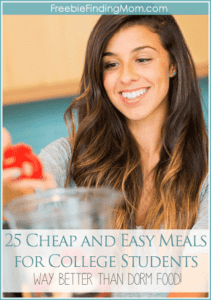 25 Cheap and Easy Meals for College Students - Better than Dorm Food!