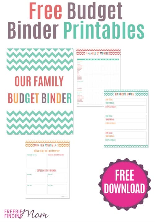 FREE Printable Budget Binder Organize Your Family Budget