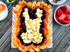 Easter Fruit Arrangement Idea: Bunny Fruit Platter