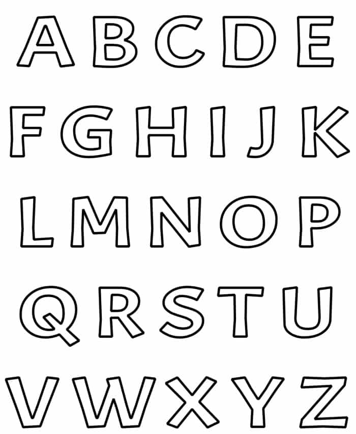 Alphabet In Bubble Letters Printable Printable World Holiday