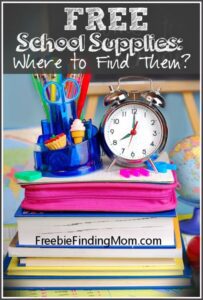 Free School Supplies: Where to Find Them