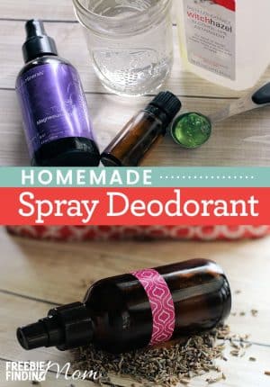 DIY Spray Deodorant Recipe