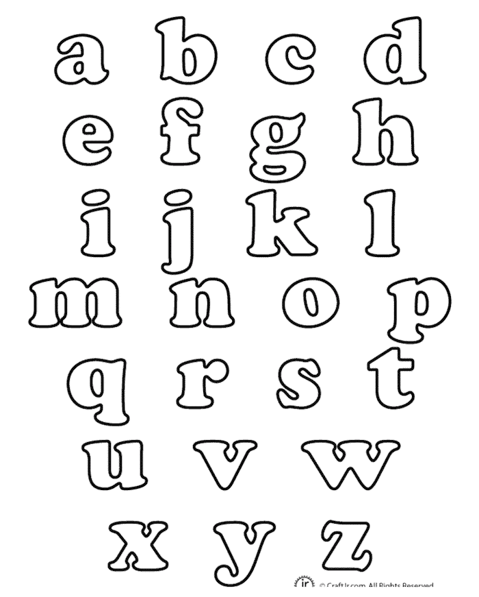Free Printable Bubble Letters Alphabet Free Printable Bubble Letters 