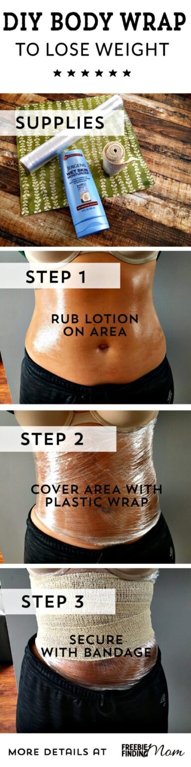 DIY Body Wrap for Weight Loss - Freebie Finding Mom