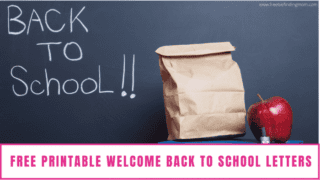 Free Teacher Welcome Letter Template - Freebie Finding Mom