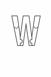 Printable Bubble Letters: Puzzle Letters Alphabet