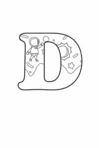 Printable Bubble Letters: Outer Space Letters Alphabet