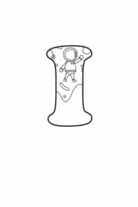 Printable Bubble Letters: Outer Space Letters Alphabet