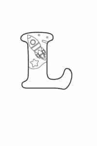Printable Bubble Letters: Outer Space Letters Alphabet
