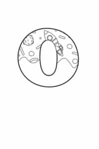 Printable Bubble Letters: Outer Space Letters Alphabet