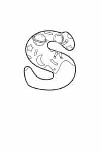 Printable Bubble Letters: Outer Space Letters Alphabet