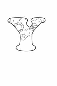 Printable Bubble Letters: Outer Space Letters Alphabet