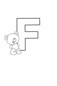 Printable Bubble Letters: Teddy Bear Letters Alphabet