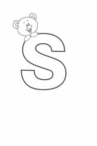 Printable Bubble Letters: Teddy Bear Letters Alphabet