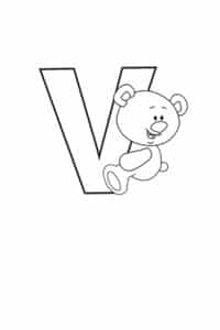 Printable Bubble Letters: Teddy Bear Letters Alphabet
