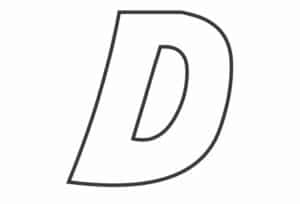 Printable Bubble Letter D - Freebie Finding Mom