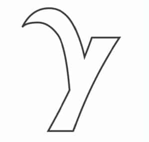 Printable Bubble Letter Y - Freebie Finding Mom