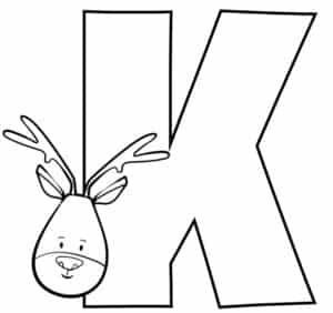 Printable Bubble Letter K - Freebie Finding Mom