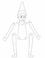 Printable Elf Template (3 Options) - Freebie Finding Mom