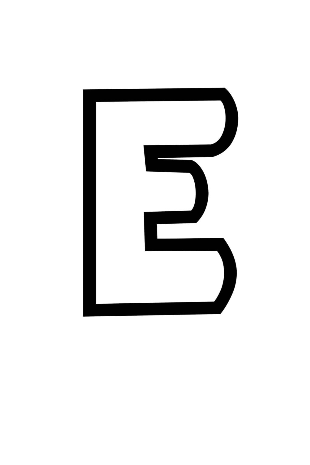 Printable Bubble Letter Stencils