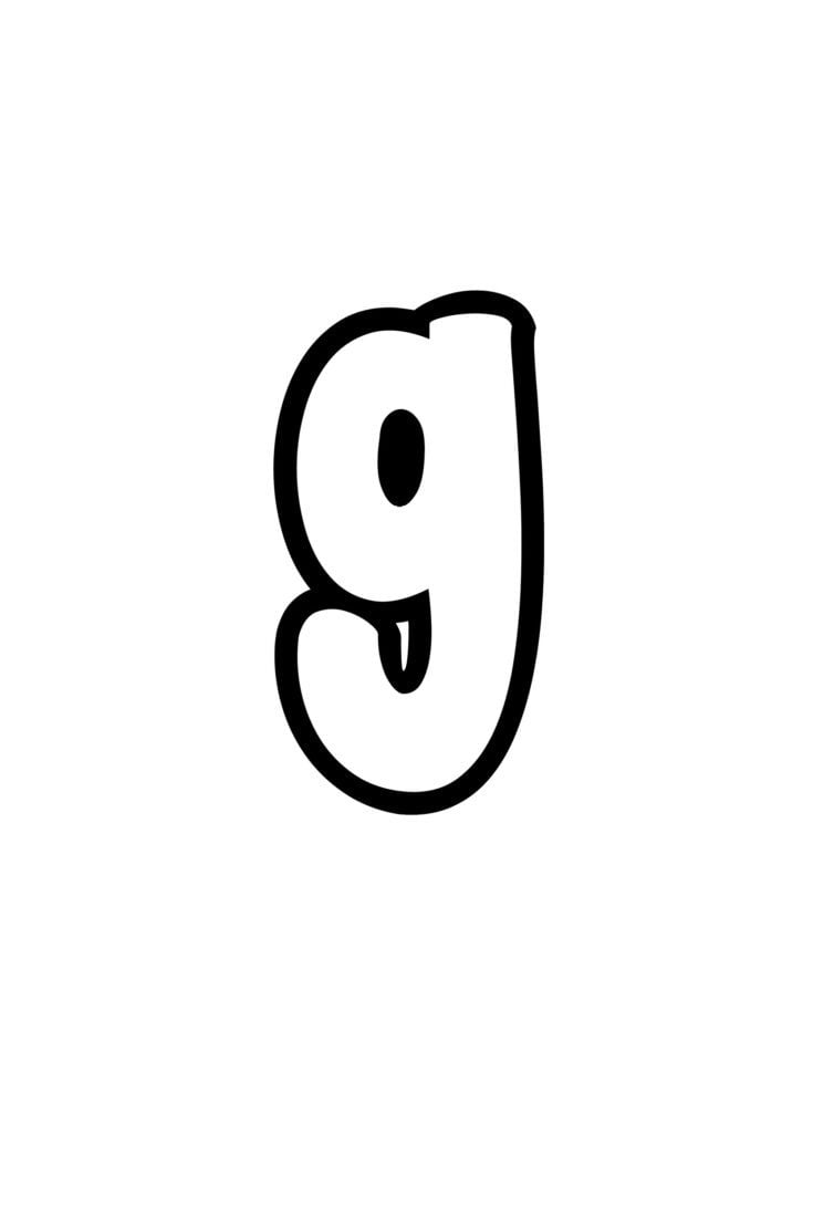 Free Printable Lowercase Bubble Letters Alphabet Stencils