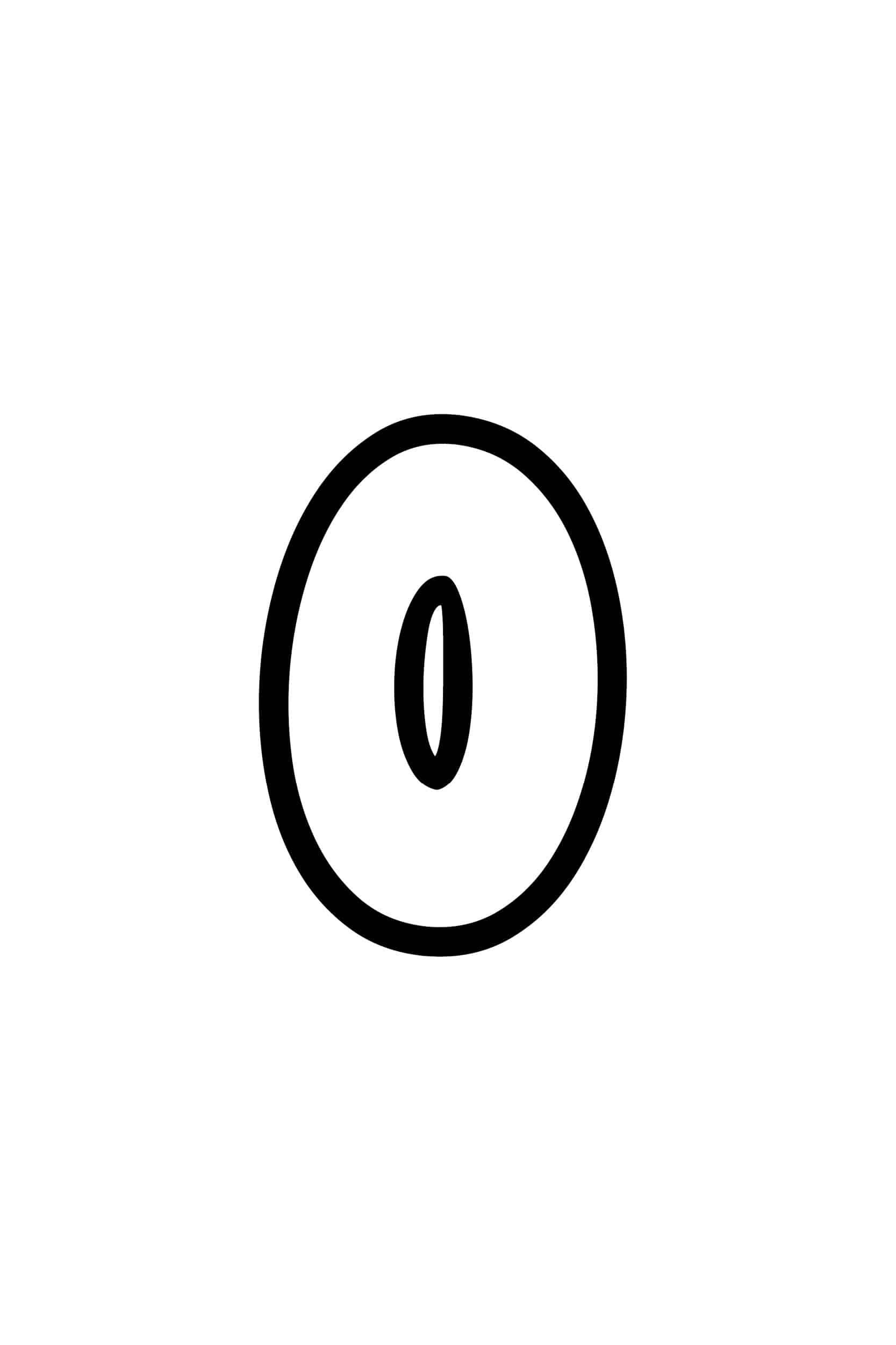 Free Printable Numbers: Bubble Numbers 0 – 100