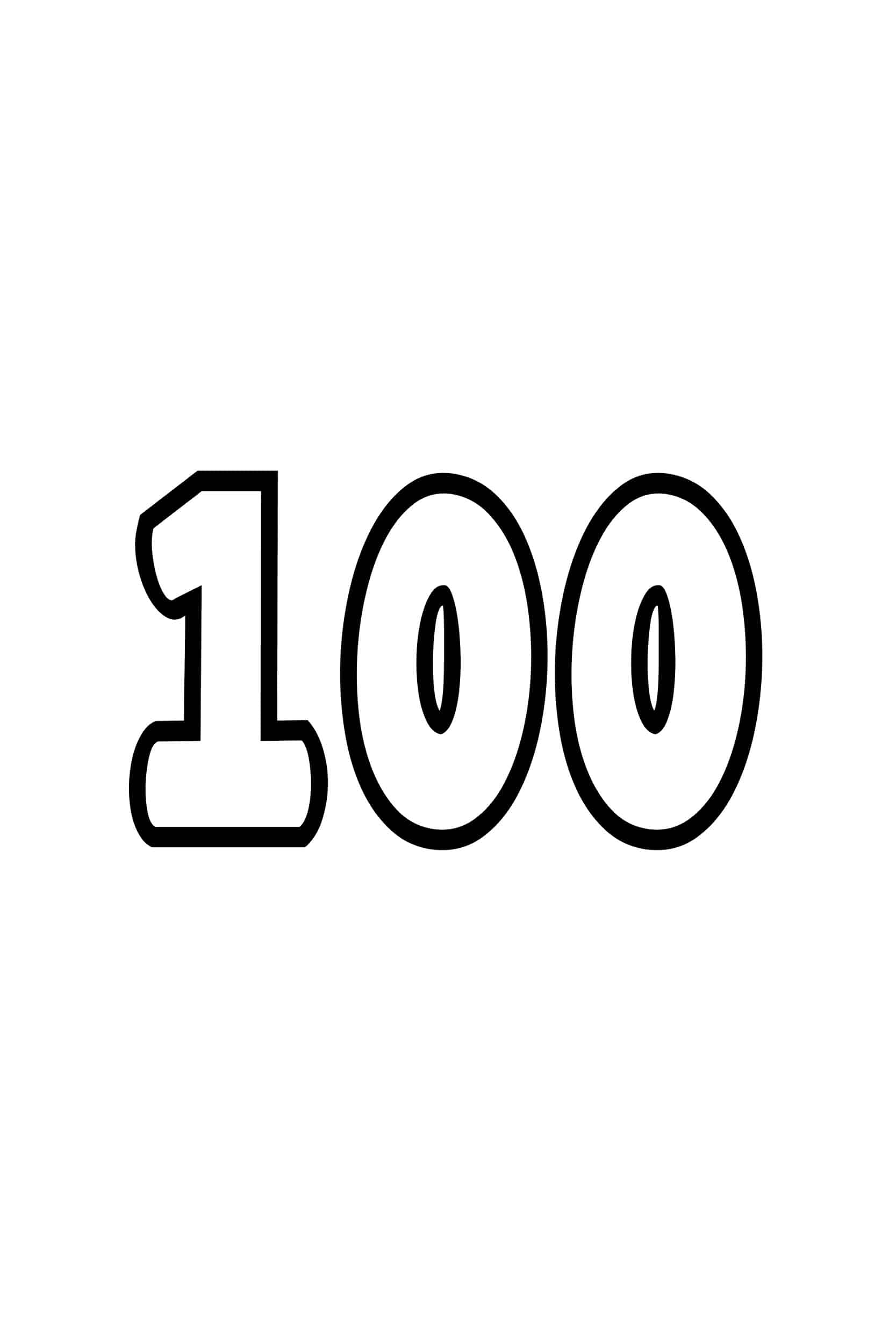 Bubble Numbers Printable