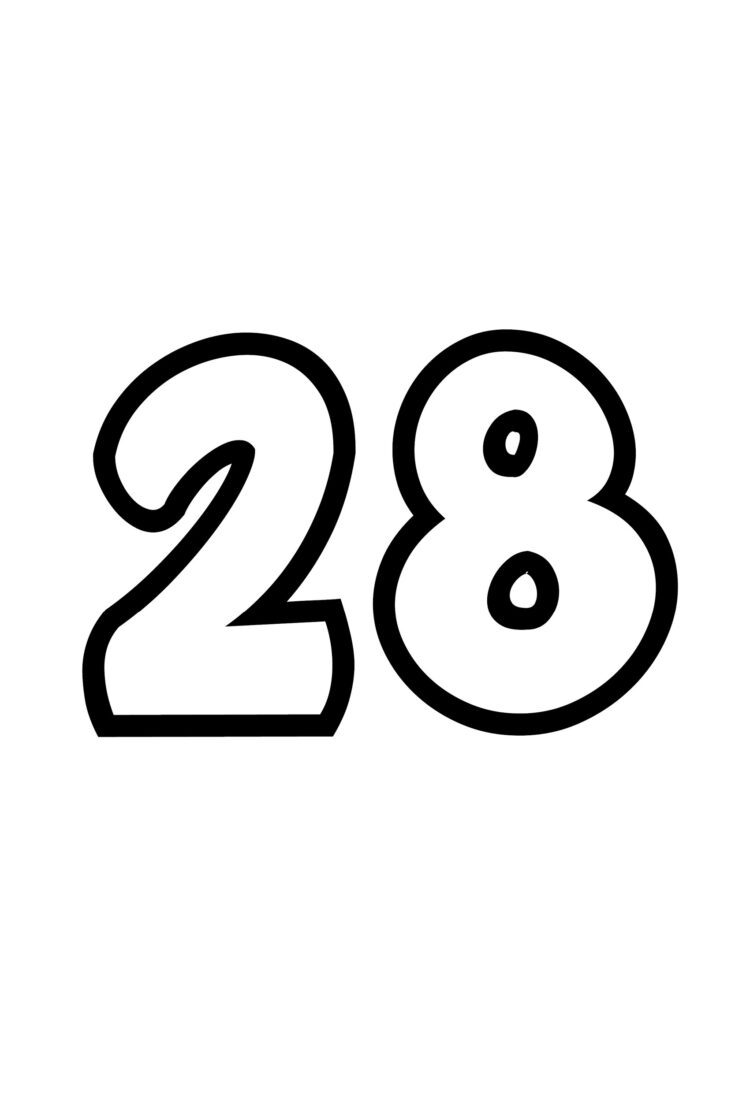 Free Printable Number Bubble Letters: Bubble Numbers 0 - 100 - Freebie ...