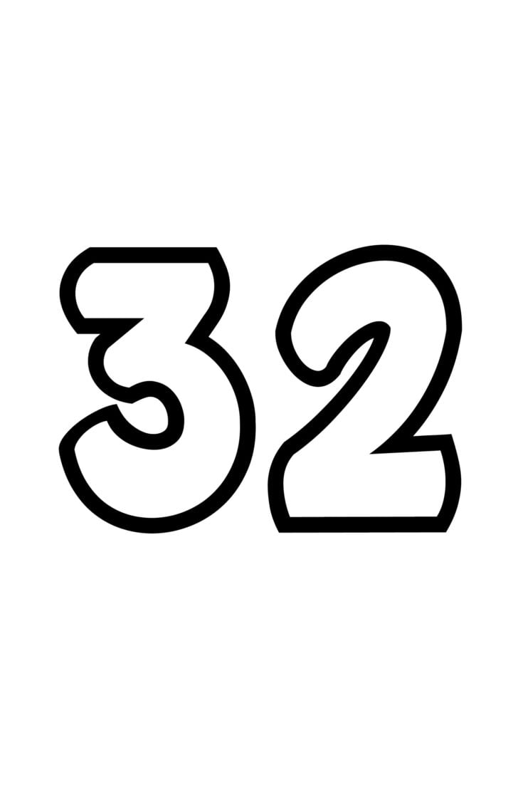 Free Printable Number Bubble Letters: Bubble Numbers 0 - 100 - Freebie ...