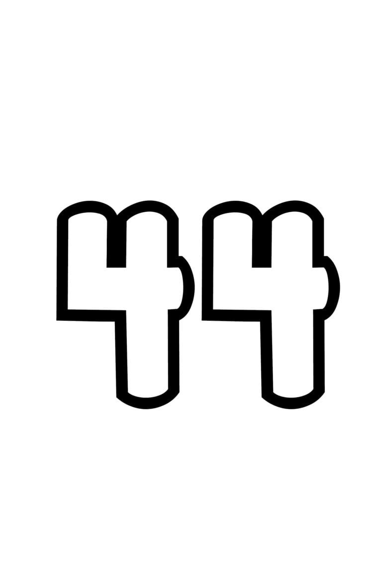 Free Printable Number Bubble Letters: Bubble Numbers 0 - 100 - Freebie ...