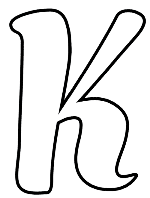 Printable Cursive Bubble Letter K Freebie Finding Mom Printable Cursive Bubble Letter K Freebie Finding Mom
