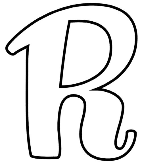 Printable Cursive Bubble Letter R Freebie Finding Mom