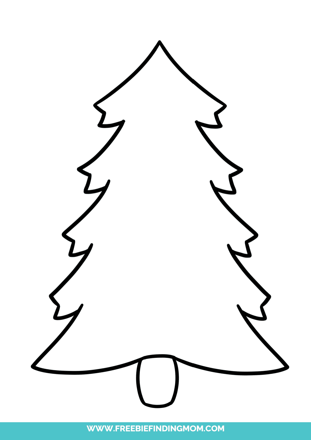 10 Free Christmas Tree Template Printables