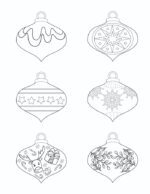 6 Christmas Ornament Coloring Page Printables - Freebie Finding Mom