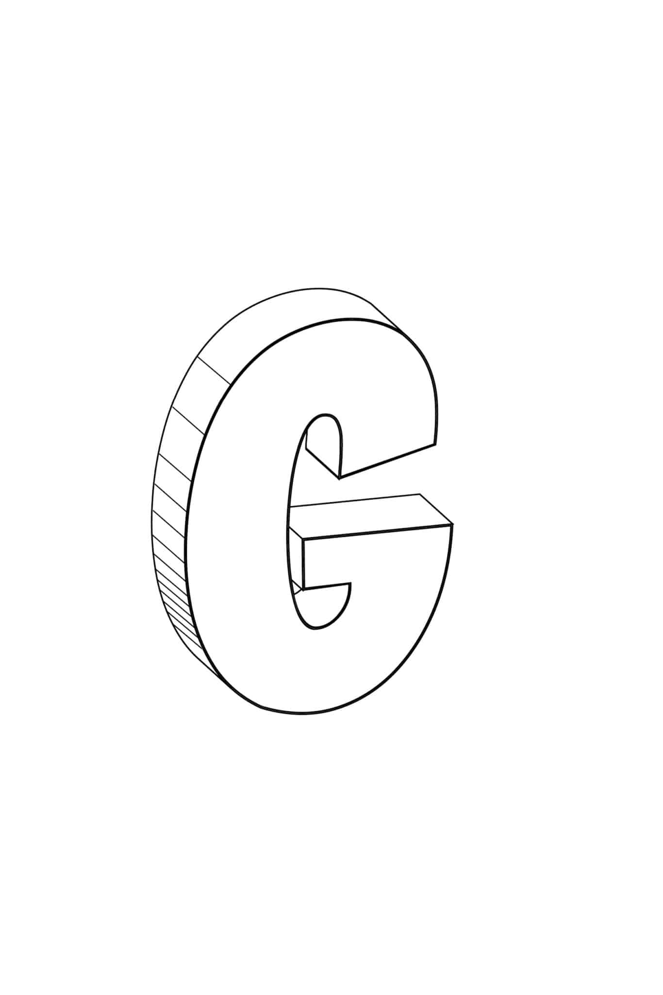 Free Printable Bubble Letter G