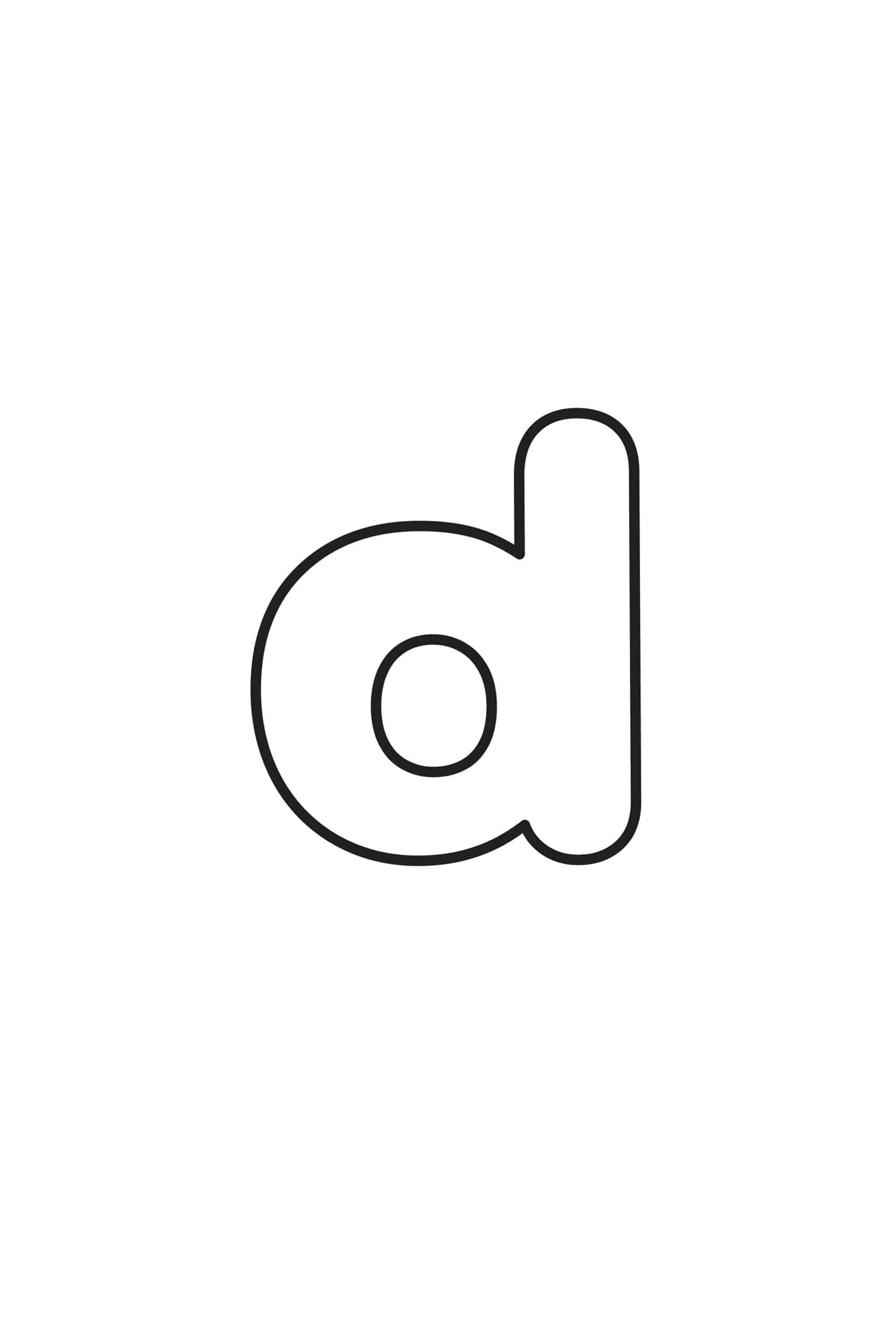 Free Printable Bubble Letters Lowercase D Free Printable Bubble Letters Lowercase D