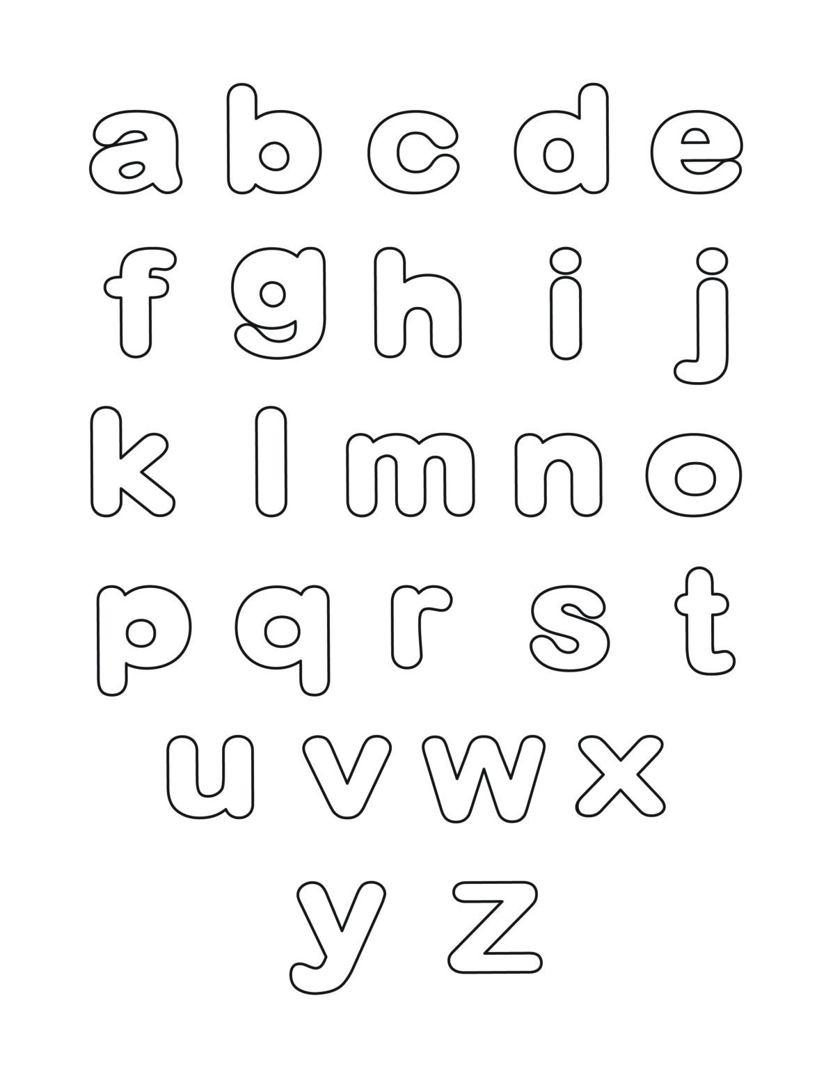 Bubble Letters Printable Free