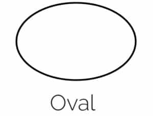 Free Printable Oval Shape