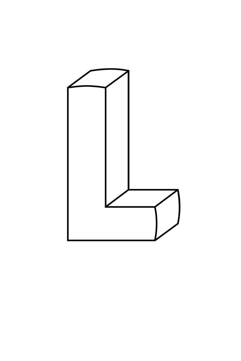 Printable Bubble Letter L - Freebie Finding Mom