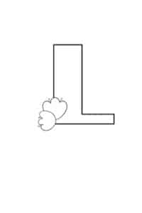 Printable Bubble Letter L - Freebie Finding Mom