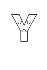 Printable Bubble Letter Y - Freebie Finding Mom