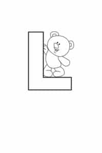 Printable Bubble Letter L - Freebie Finding Mom