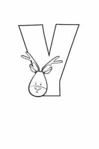 Printable Bubble Letter Y - Freebie Finding Mom