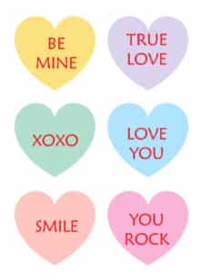 18 Free Printable Conversation Hearts
