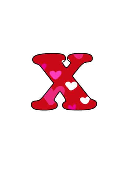 Free Printable Colorful Bubble Letters: Valentine Bubble Letters ...