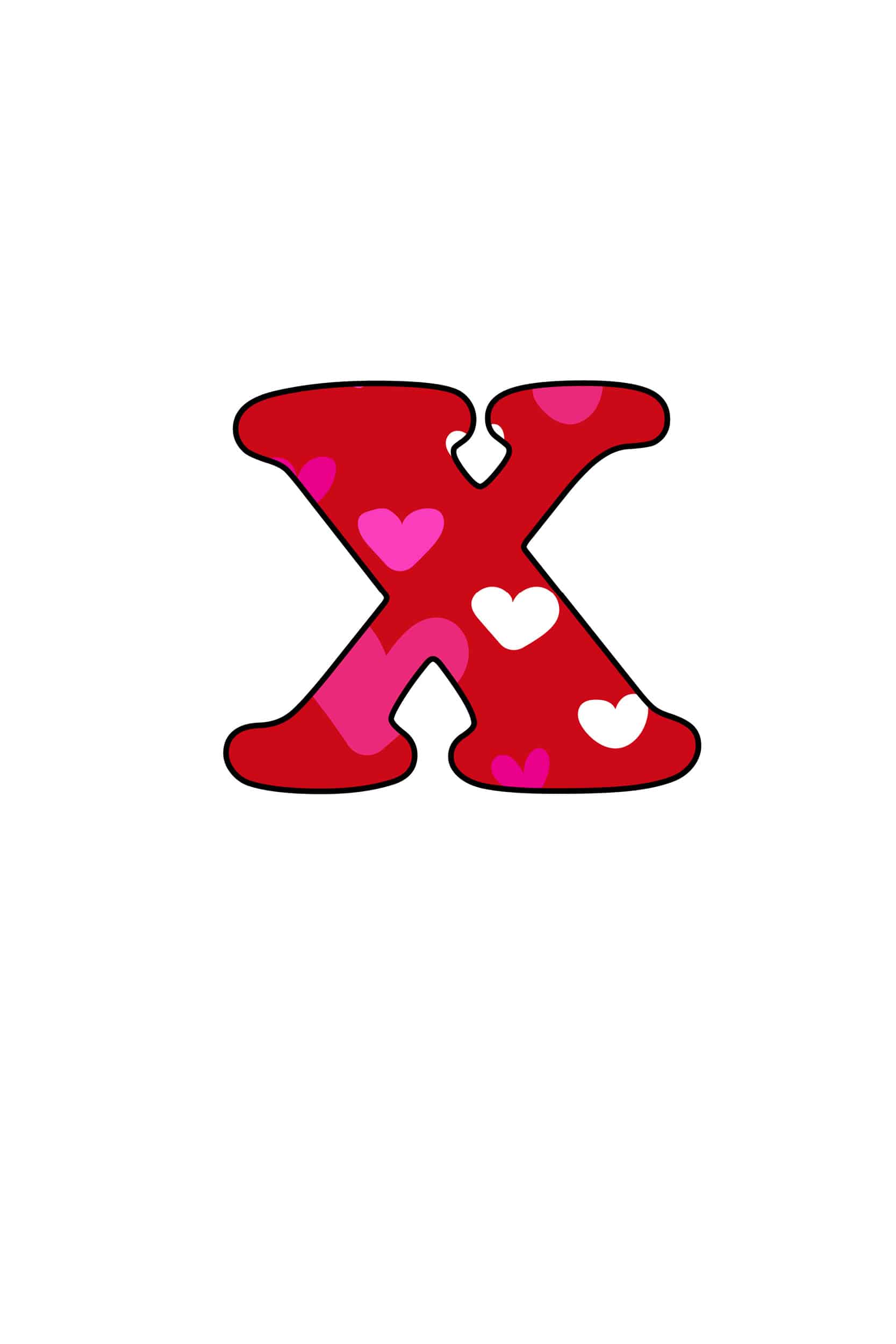 Free Printable Colorful Bubble Letters: Valentine Bubble Letters ...