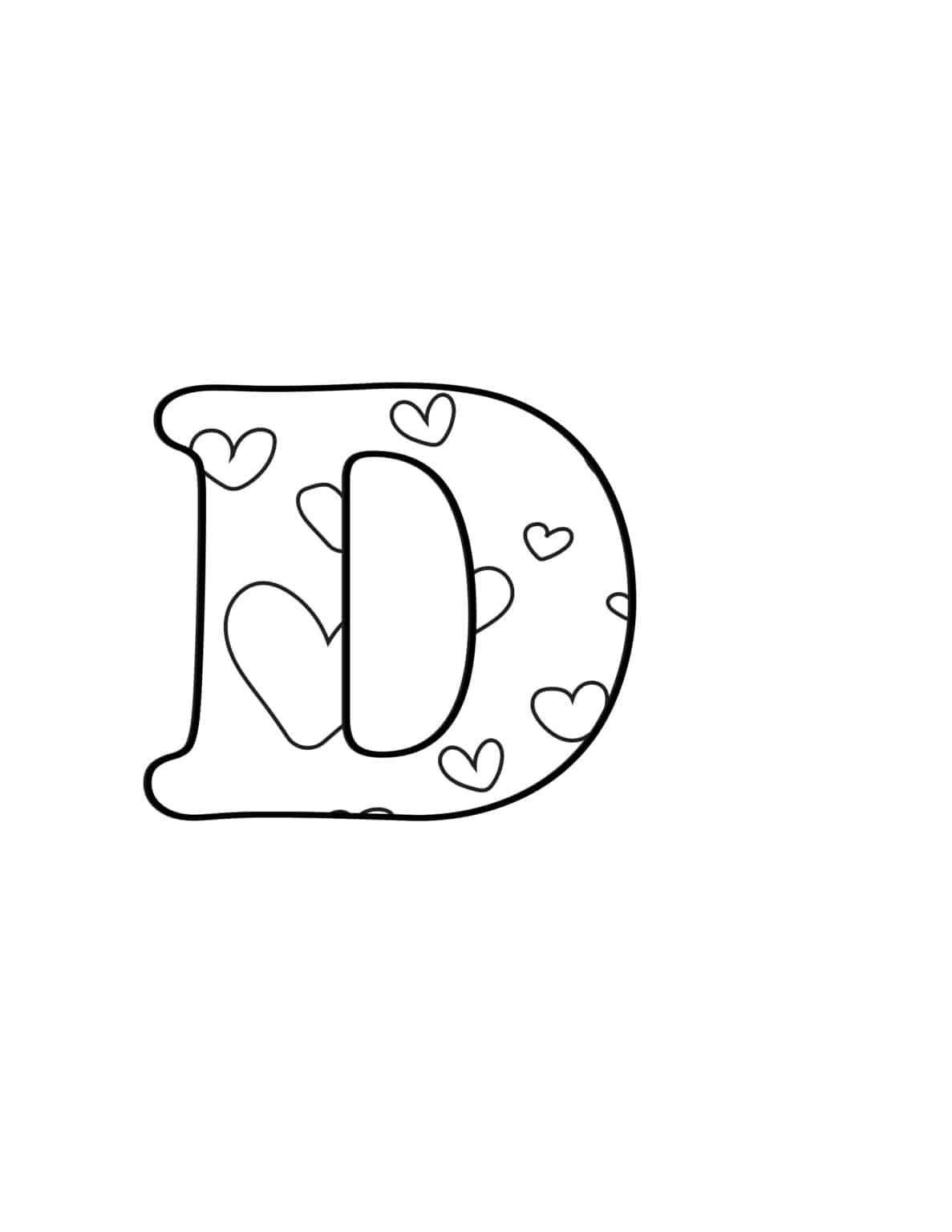 Free Printable Valentine Bubble Letters: Bubble Letters Alphabet