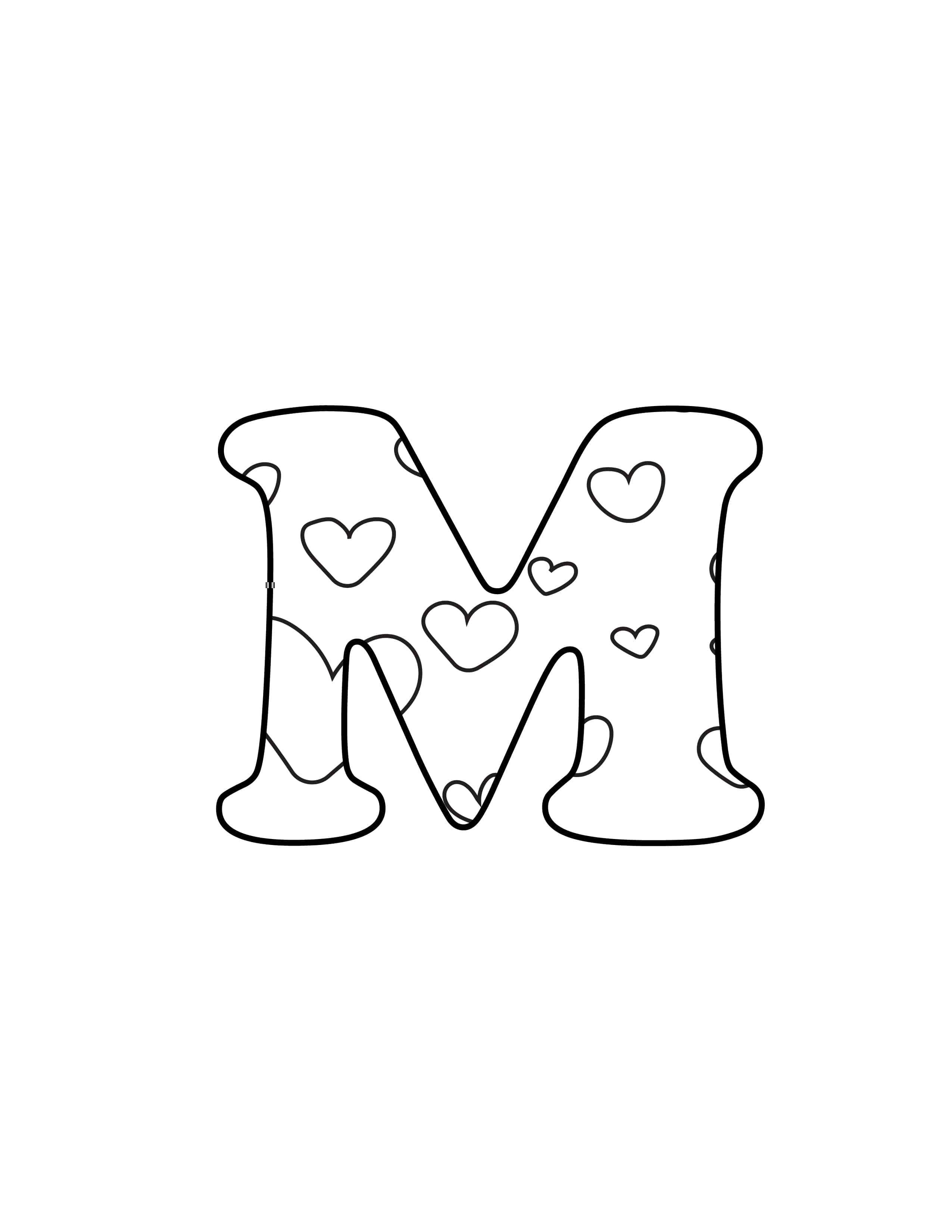 Free Printable Bubble Letters: Valentine