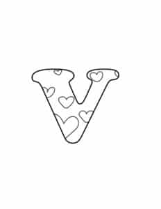 Free Printable Valentine Bubble Letters: Bubble Letters Alphabet ...