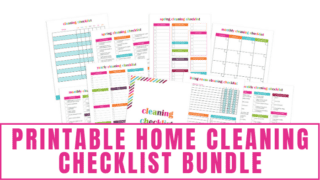 Printable Cleaning Checklist Bundle - Freebie Finding Mom